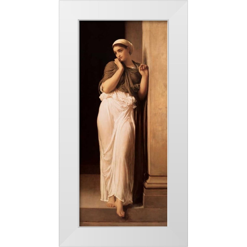 Leighton, Lord Frederic 8x14 White Modern Wood Framed Museum Art Print ...