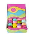 LeilaLove Macarons-16 Macaron gourmet gift box 16 flavors - Walmart.com