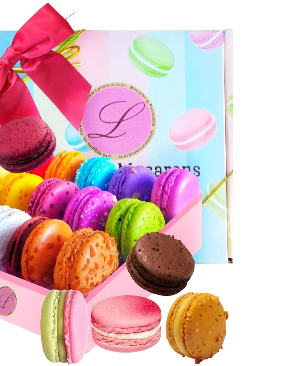 Leilalove Macarons - 12 Gourmet Macarons dozen flavors - Walmart.com