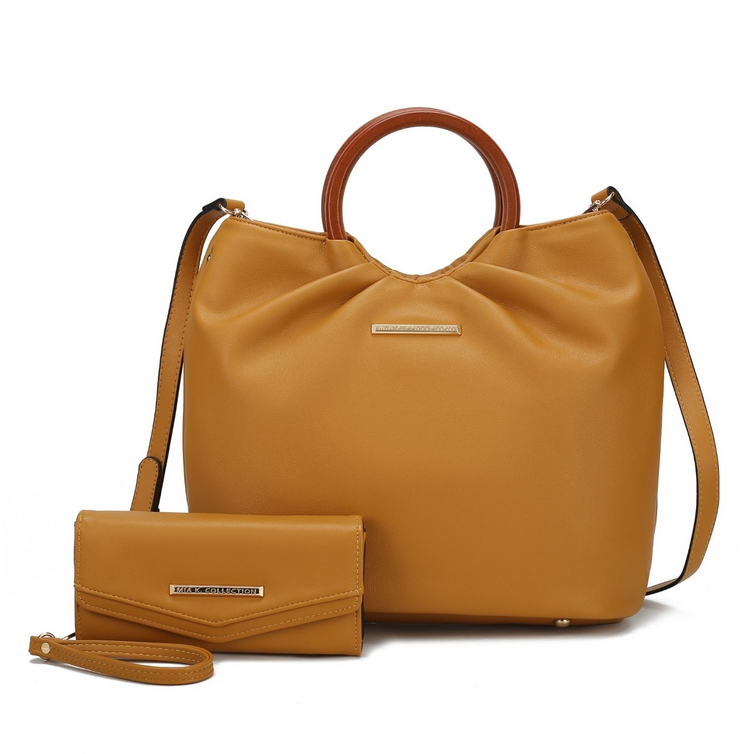 Leilani Vegan Leather Tote Bag with Wallet - 2 pieces by Mia K ...