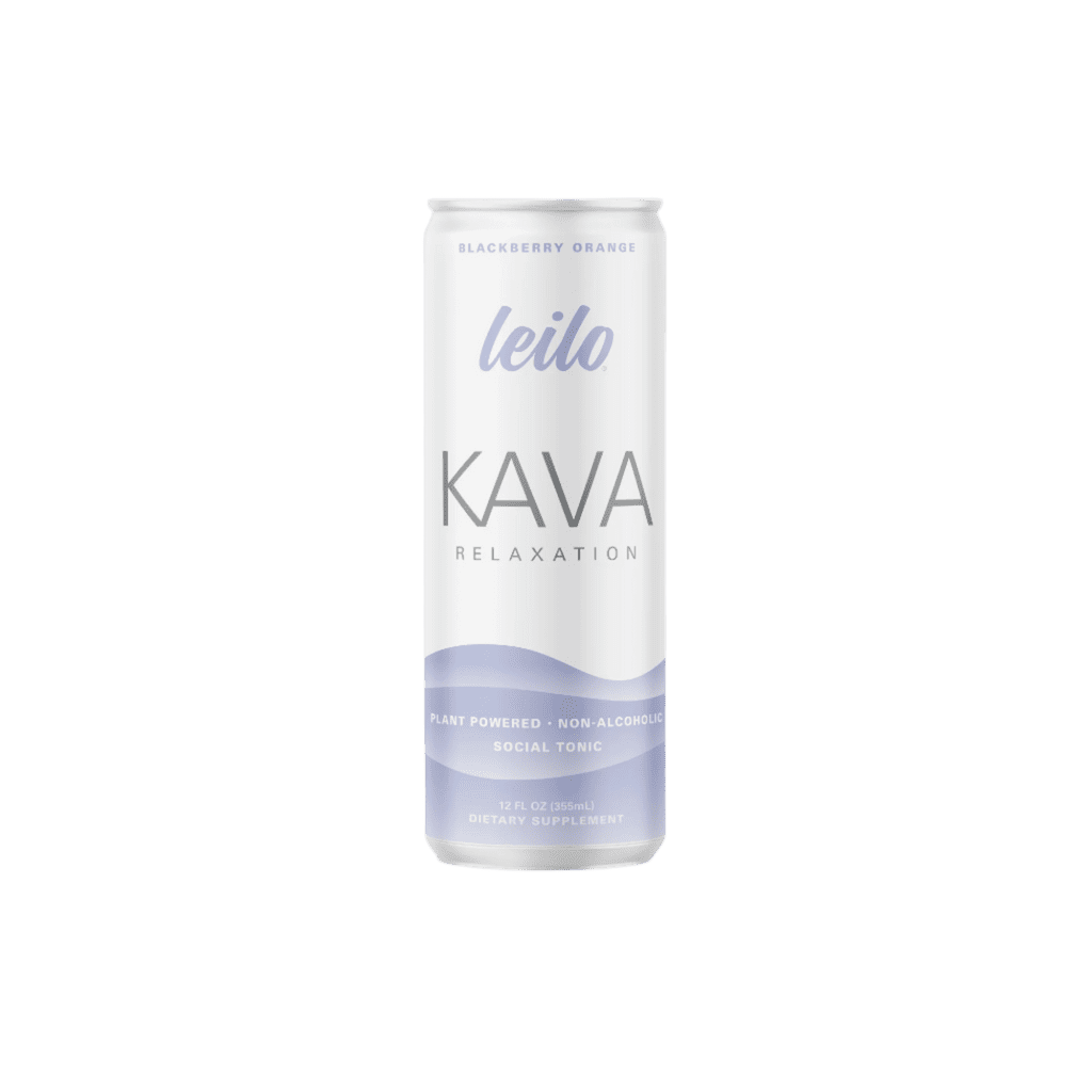 Leilo Kava Drink, Non-Alcoholic Relaxation, Herbal Supplement, Stress-Relief, Blackberry Orange ...