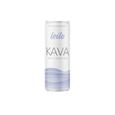 Leilo Kava Powered Sparkling Relaxation Drink, Variety Sampler 6-Pack ...