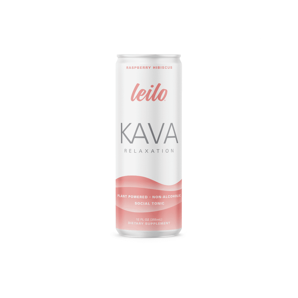 Leilo | Kava Powered Sparkling Relaxation Drink | Raspberry Hibiscus 12 ...