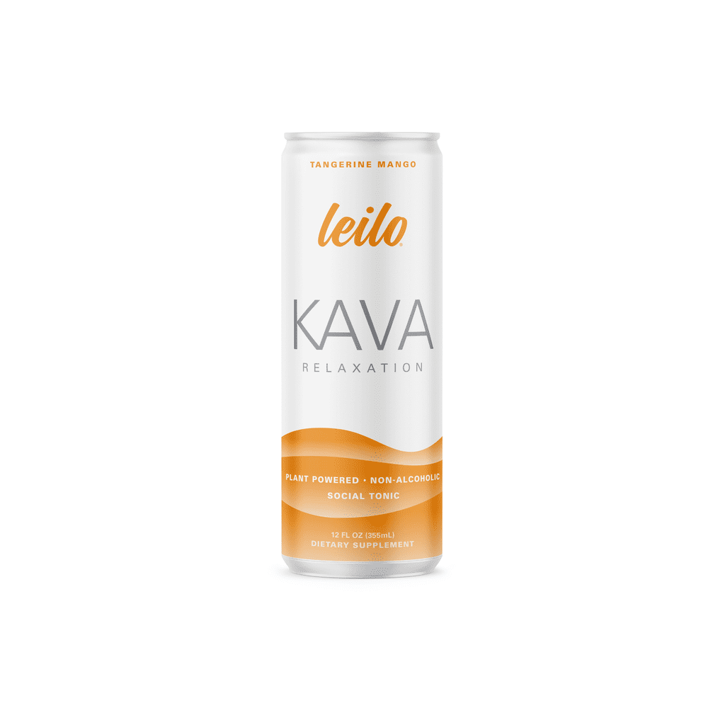 LEILO | Kava Sparkling Relaxation Drink | Tangerine Mango 12-Pack ...