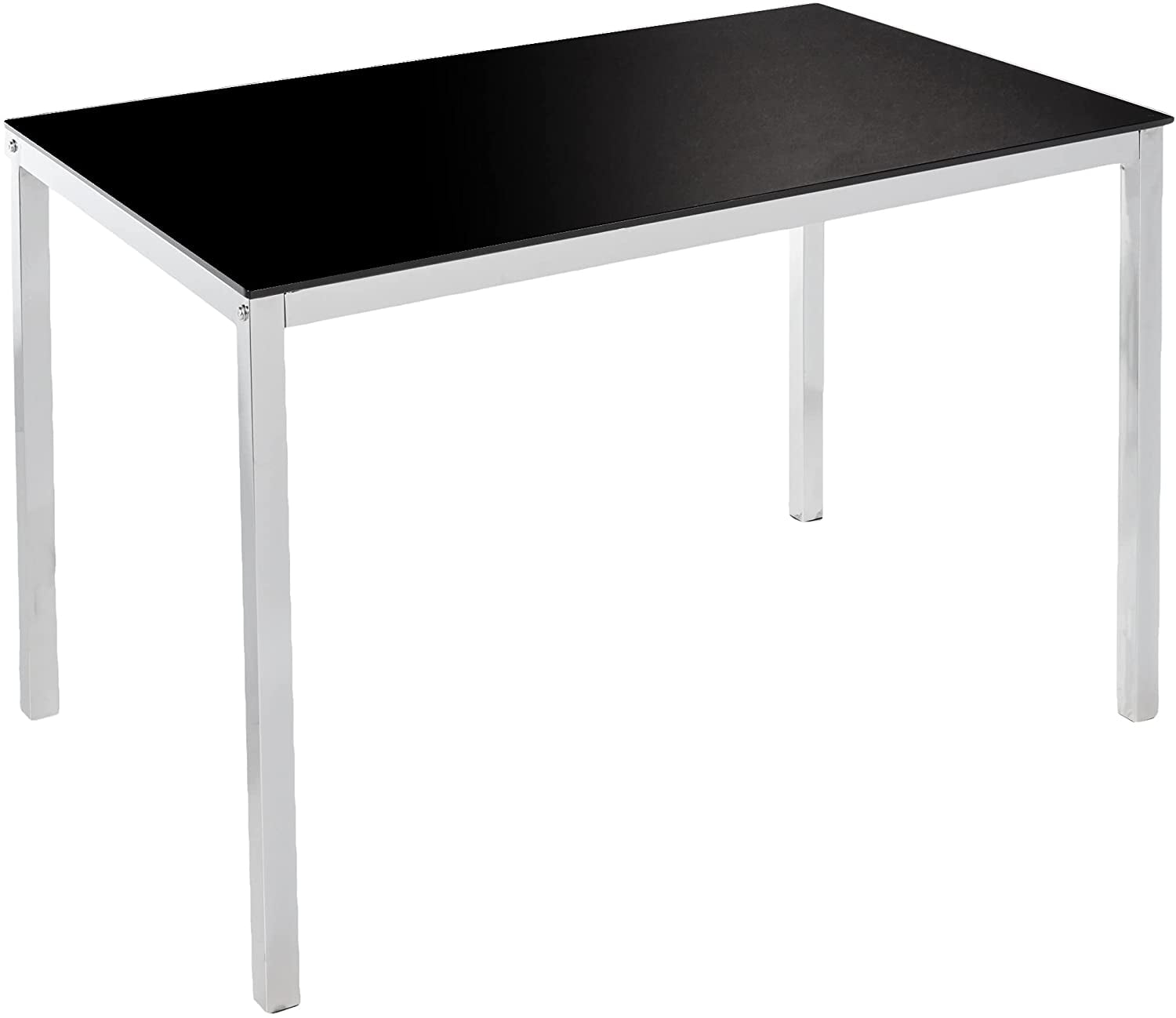 Black and chrome dining table store