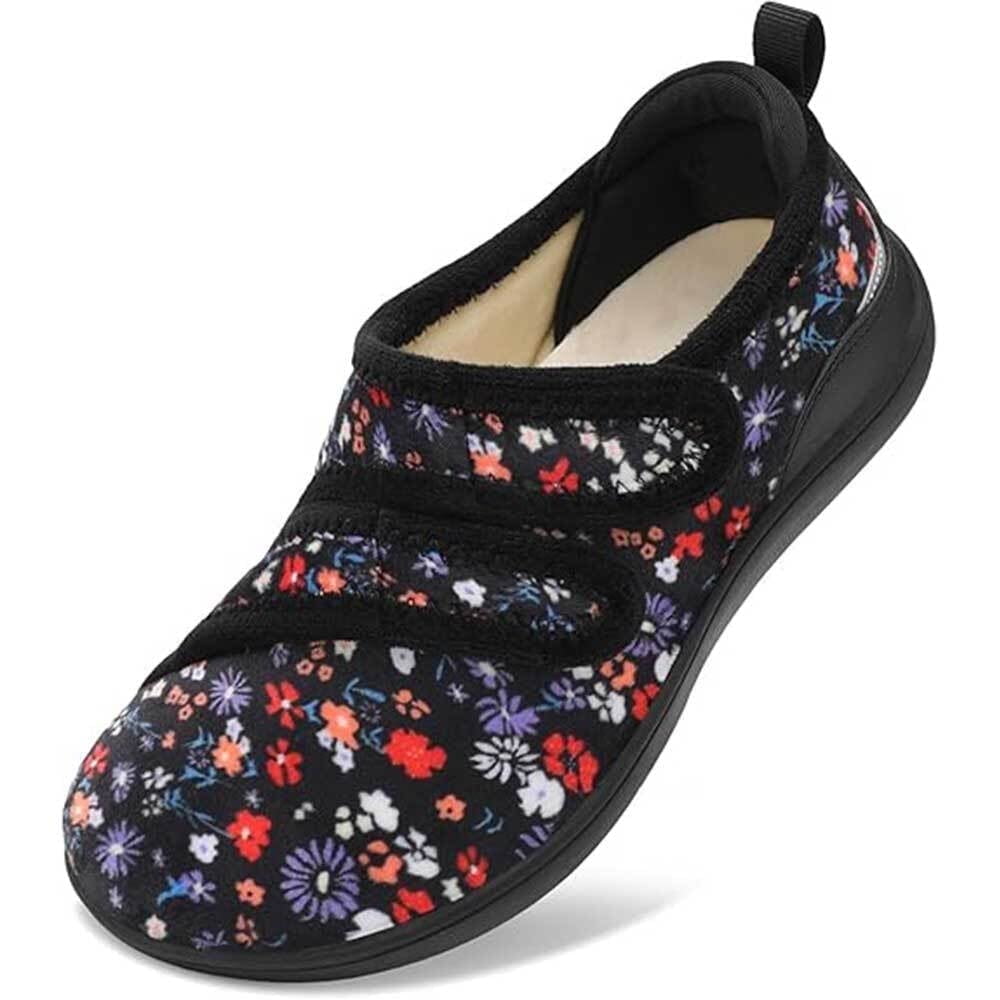 Leisfit Slippers for Women Diabetic Shoes Wide House Shoes Adjustable ...