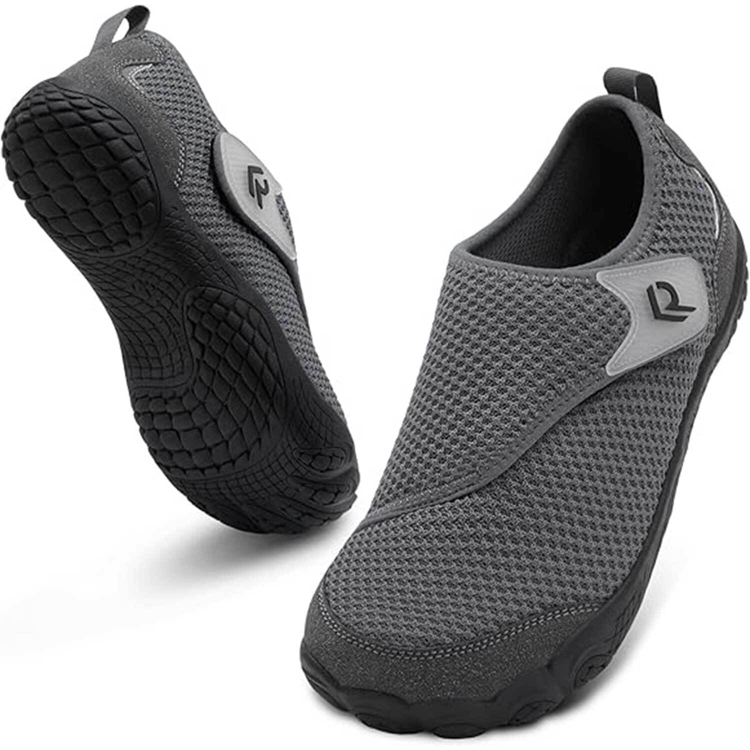 Leisfit Walking Shoes Women Men Wide Diabetic Shoes Adjustable Barefoot ...