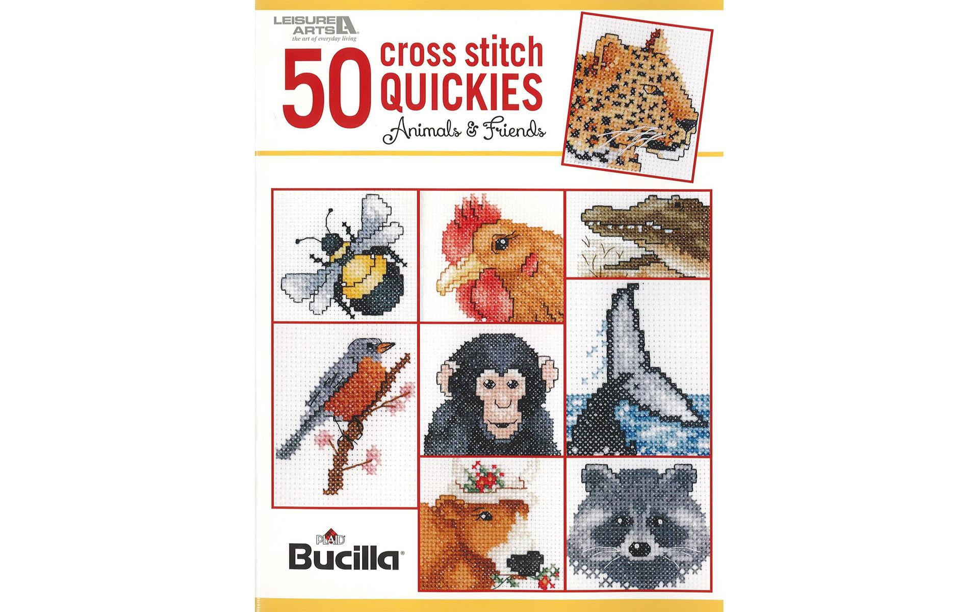 Leisure Arts 50 Cross Stitch Quickies Animals Cross Stitch Book ...