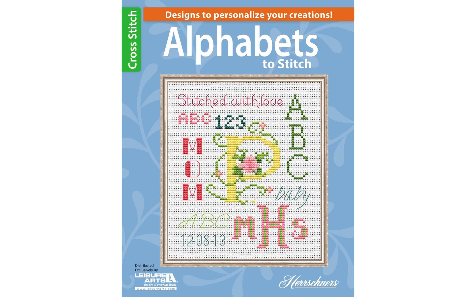 Leisure Arts Alphabets To Stitch Cross Stitch Book - Walmart.com