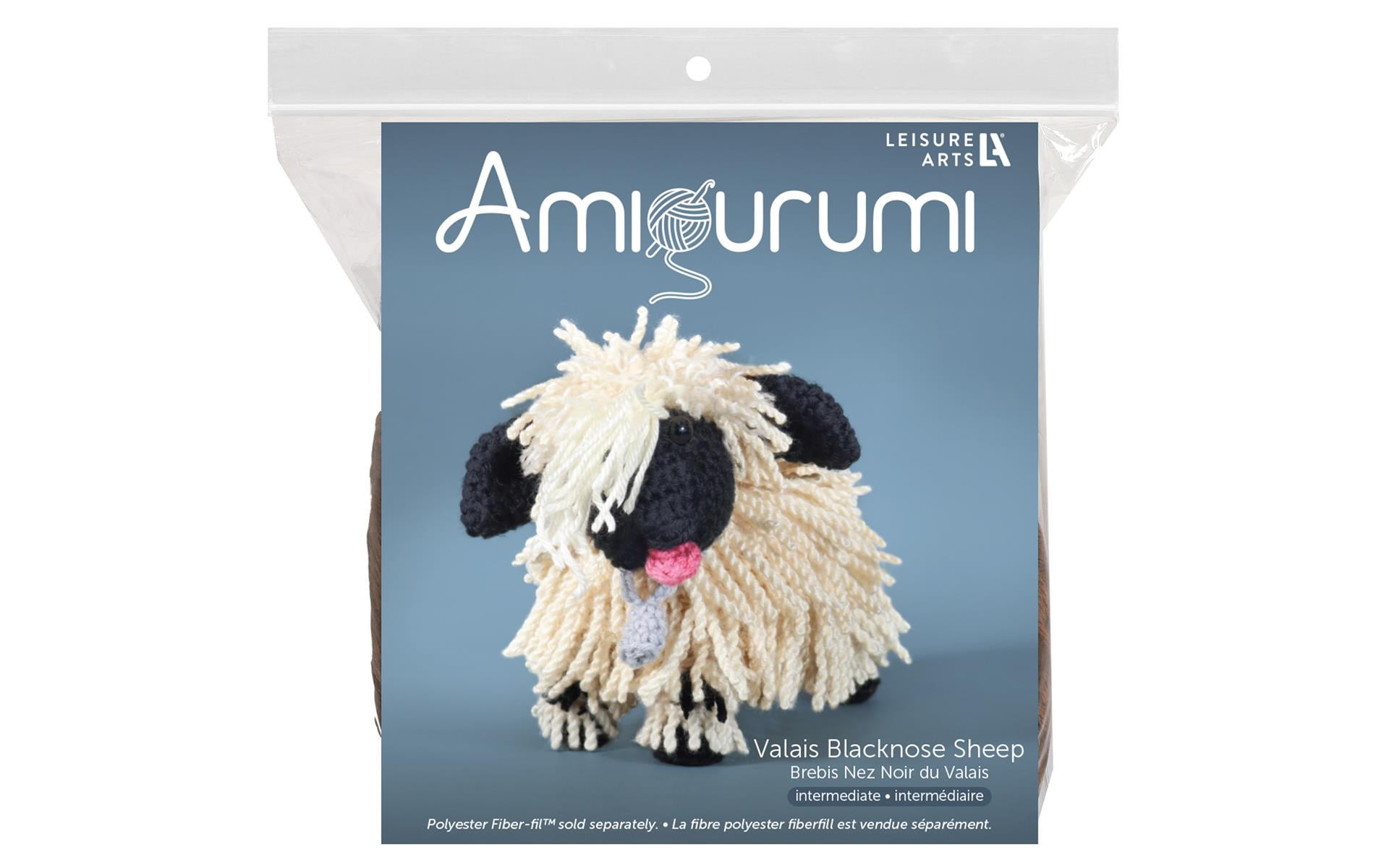Leisure Arts Amigurumi Valais Blacknose Sheep Crochet Kit for Beginners ...