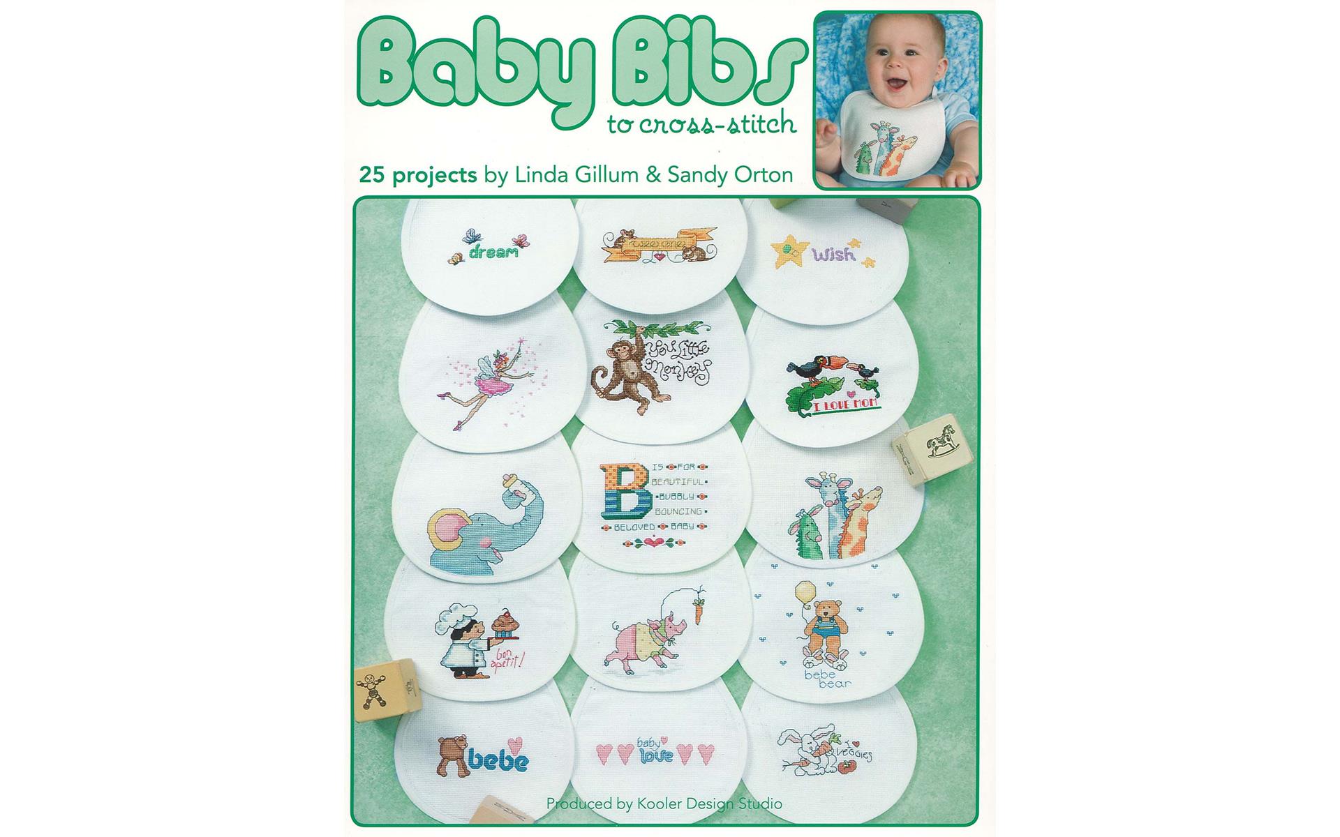 Leisure Arts Baby Bibs To Cross Stitch Book, Cross Stitch Patterns ...
