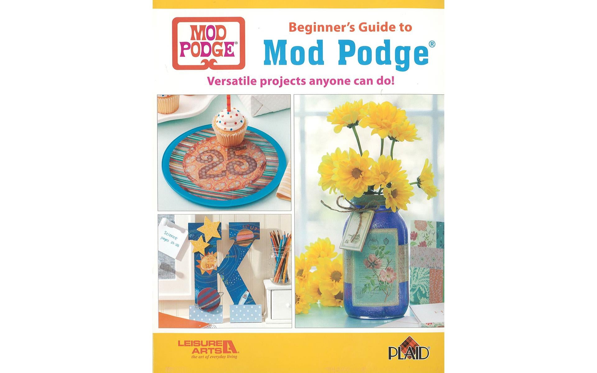 Leisure Arts Beginners Guide to Mod Podge Crafting Book - Walmart.com