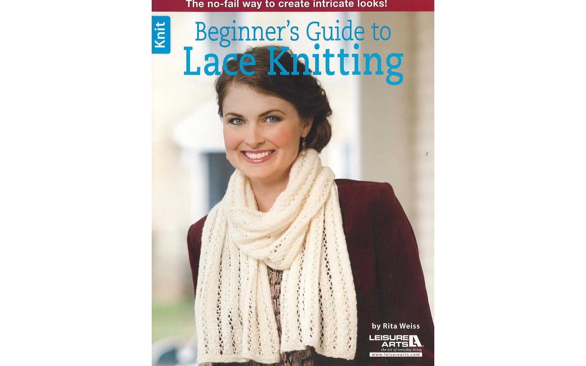 Leisure Arts Beginner's Guide to Lace Knitting Book - Walmart.com