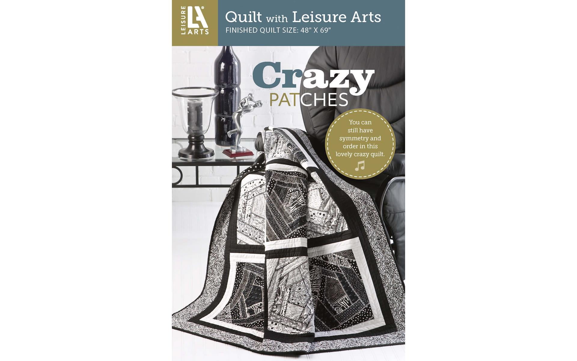 Leisure Arts Crazy Patches Quilting Pattern - Walmart.com