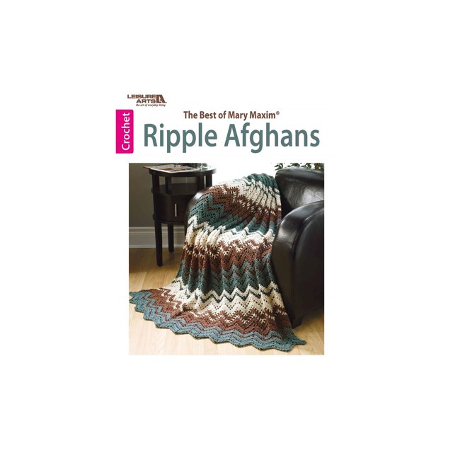 Leisure Arts Mary Maxim Ripple Afghans Crochet Book, Crochet Book ...
