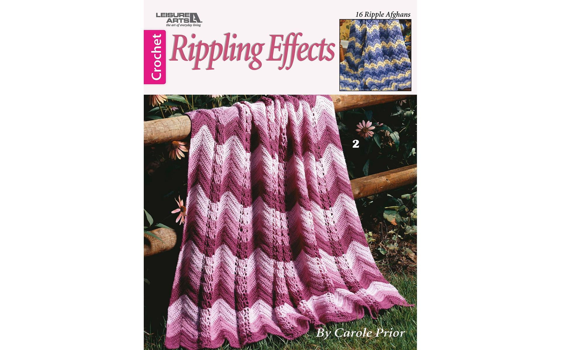 Leisure Arts Rippling Effects Crochet Pattern Book- Crochet Book ...