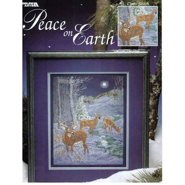 Leisure Arts Cross Stitch Kits, Peace On Earth, 6" – Perfect Cross ...