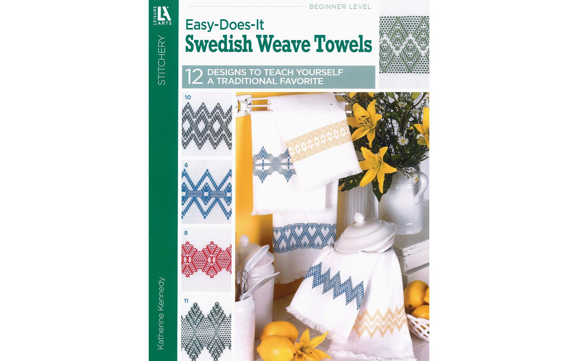 Leisure Arts Easy Does It Swedish Weave Towels, Traditional Swedish ...