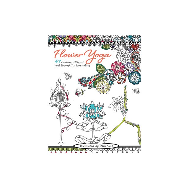 Leisure Arts Flower Yoga Coloring Book - Walmart.com
