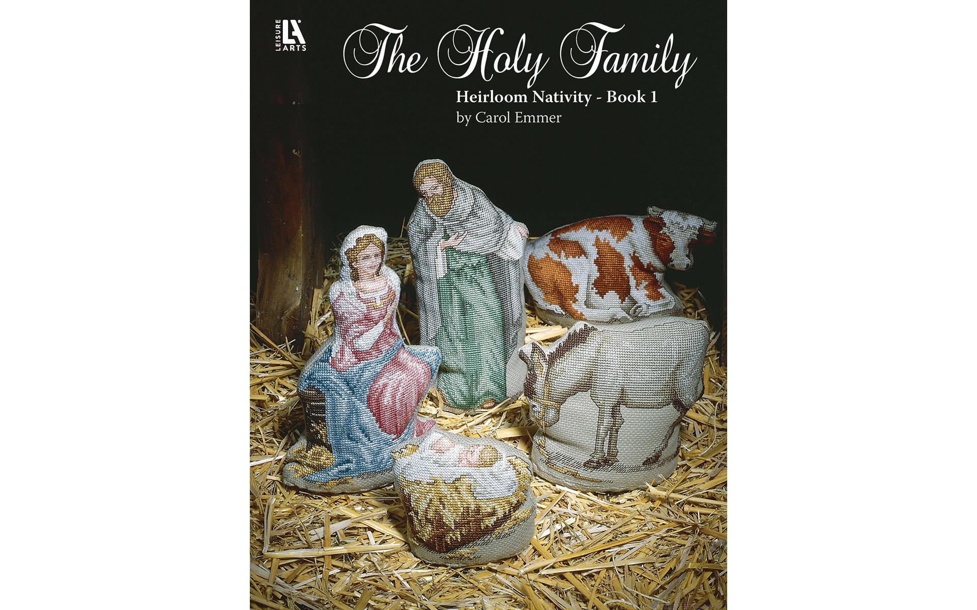 Leisure Arts The Holy Family Heirloom Nativity Book #1, Cross Stitch ...