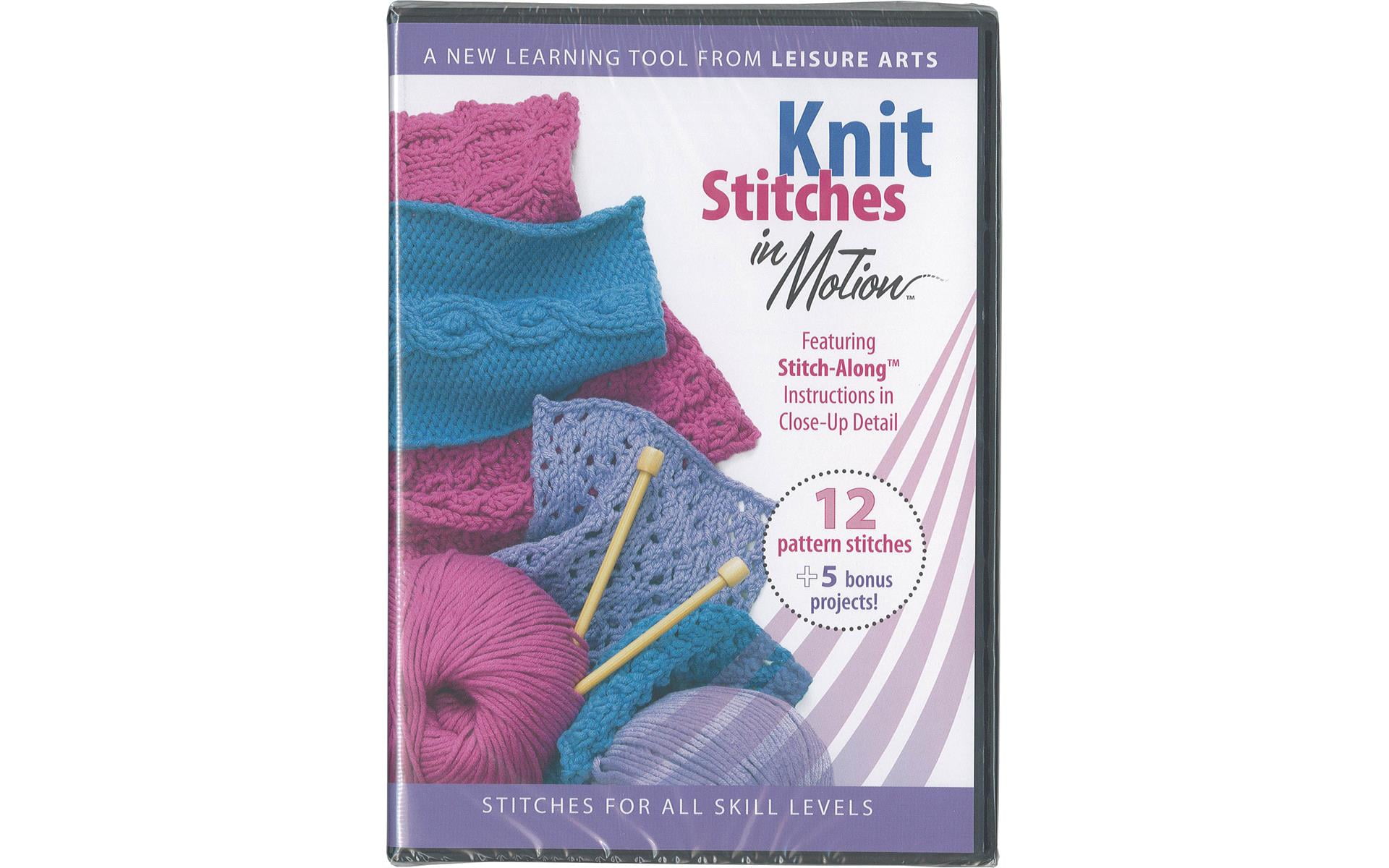 Leisure Arts Knit Stitches in Motion Knitting DVD - Walmart.com