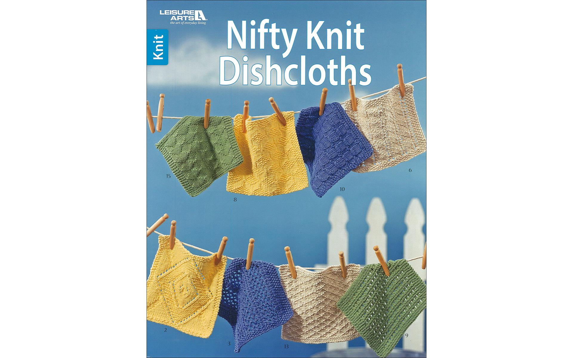 Leisure Arts Nifty Knit Dishcloths Book – Knitting Patterns, Step-by ...