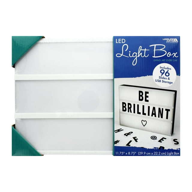 Leisure Arts Light Box Led 11.75"X8.75", Light Up Sign, Lightbox ...
