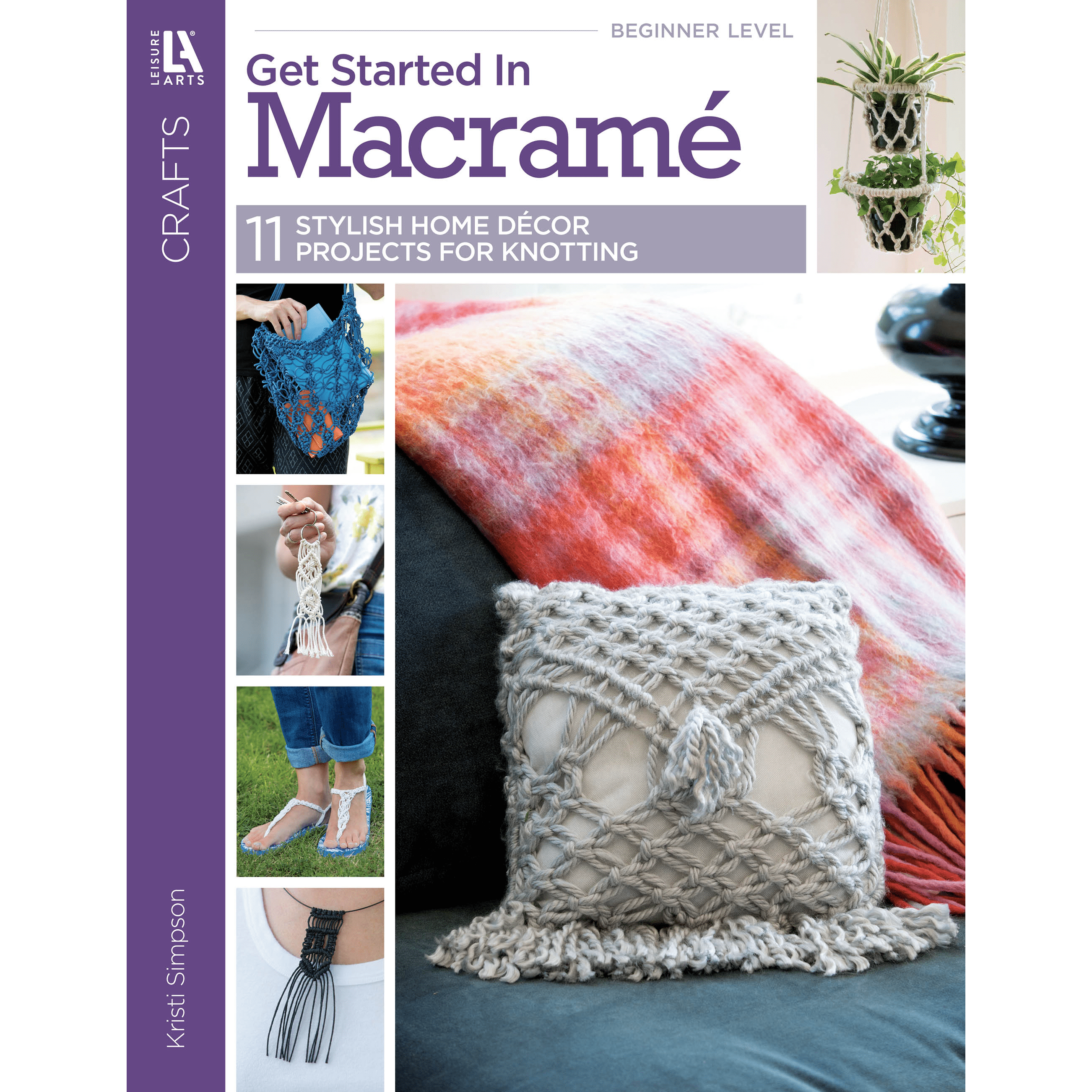 Leisure Arts Macrame? Wall Hangings Book - Macram Books for adults and beginners, easy ...