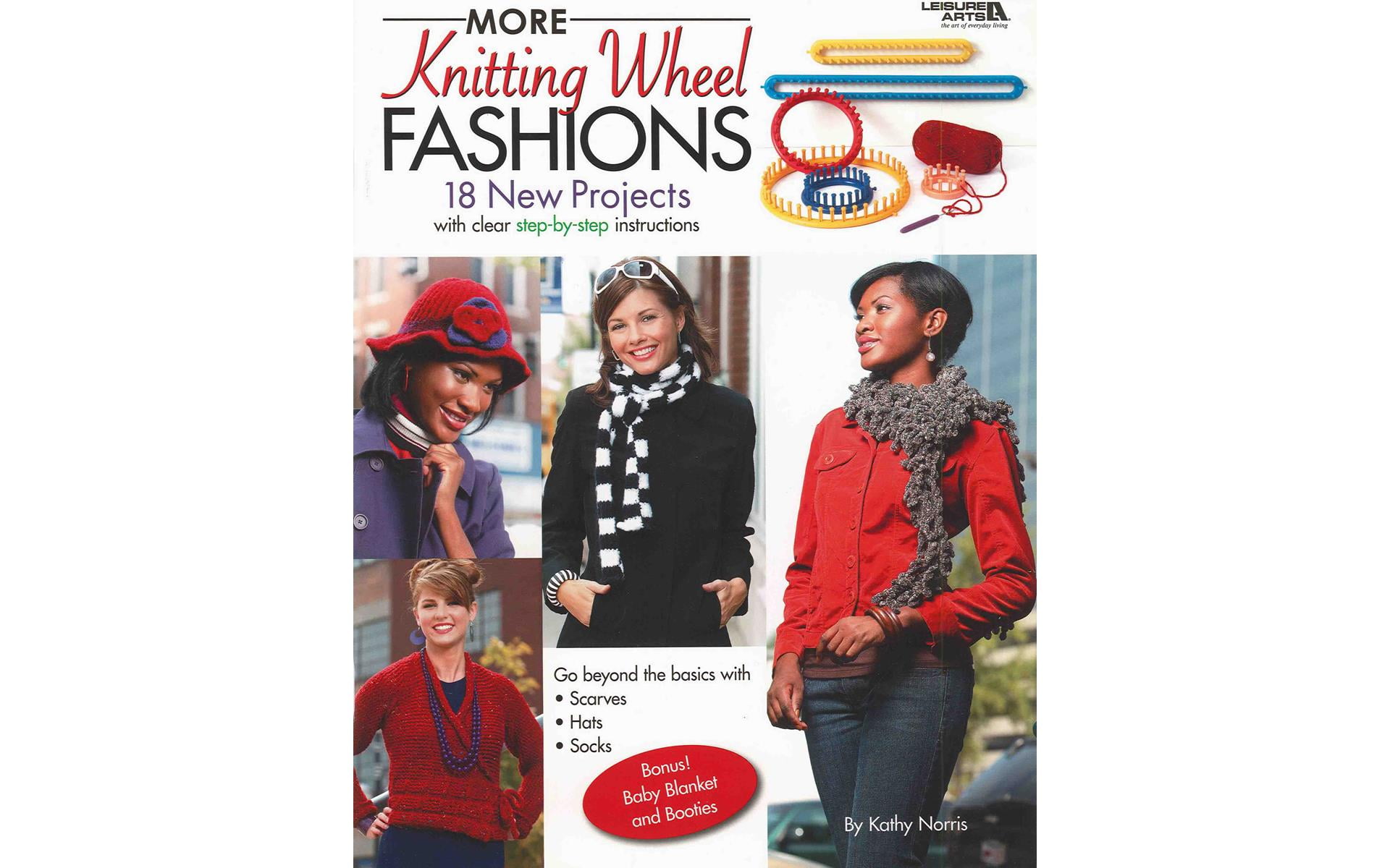 Leisure Arts More Knitting Wheel Fashions Knitting Book - Walmart.com