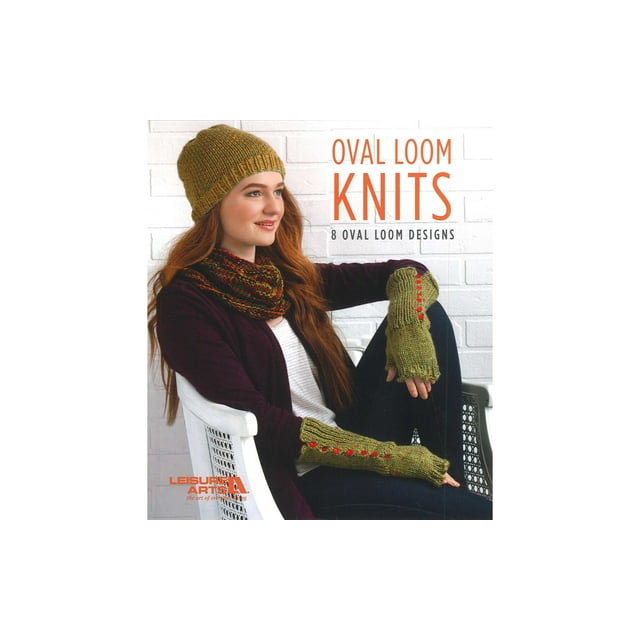 Leisure Arts Oval Loom Knits Knitting Book – Step-by-Step Pattern Guide with Stitch Techniques ...