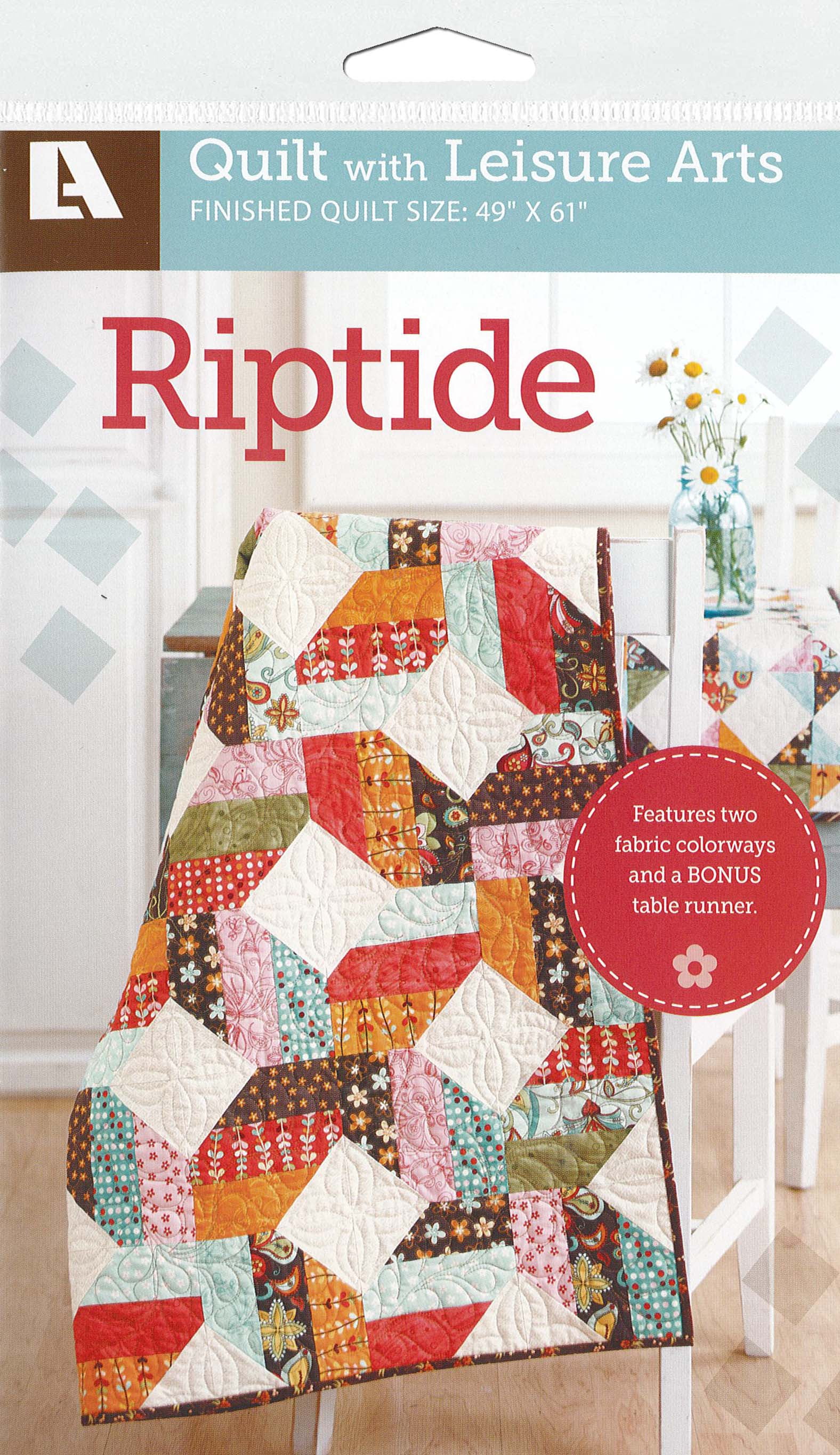 Leisure Arts Riptide Quilt Quilting Pattern - Walmart.com