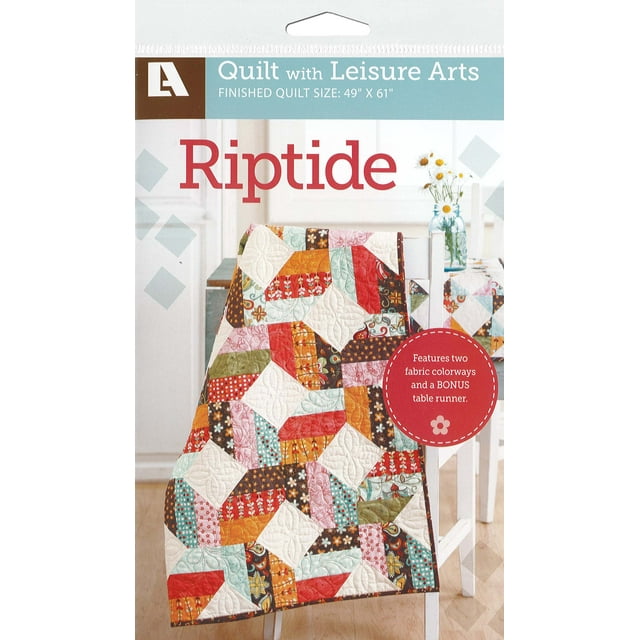 Leisure Arts Riptide Quilt Quilting Pattern - Walmart.com