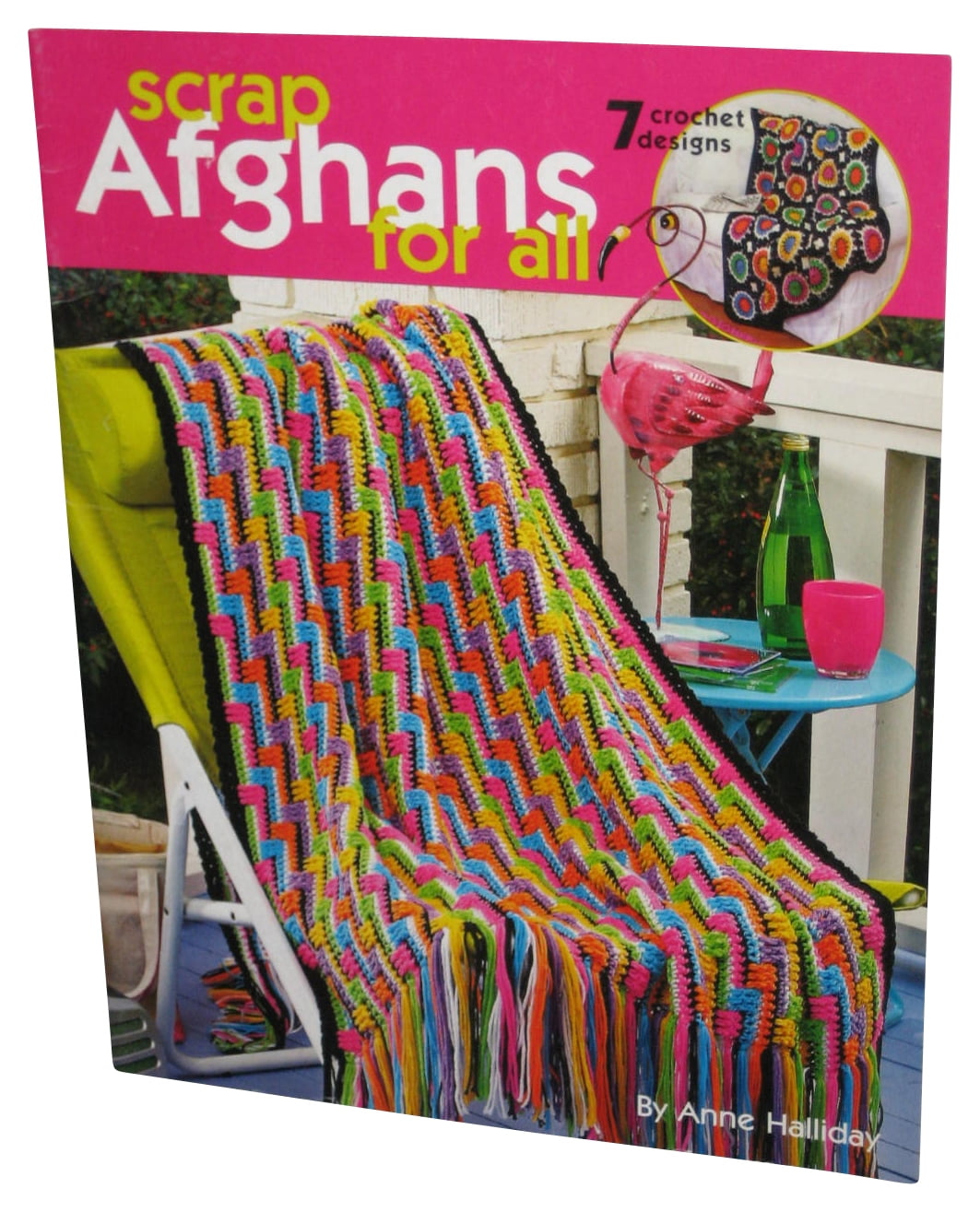 Leisure Arts Scrap Afghans For All (2005) Paperback Book #3819 - (Anne ...