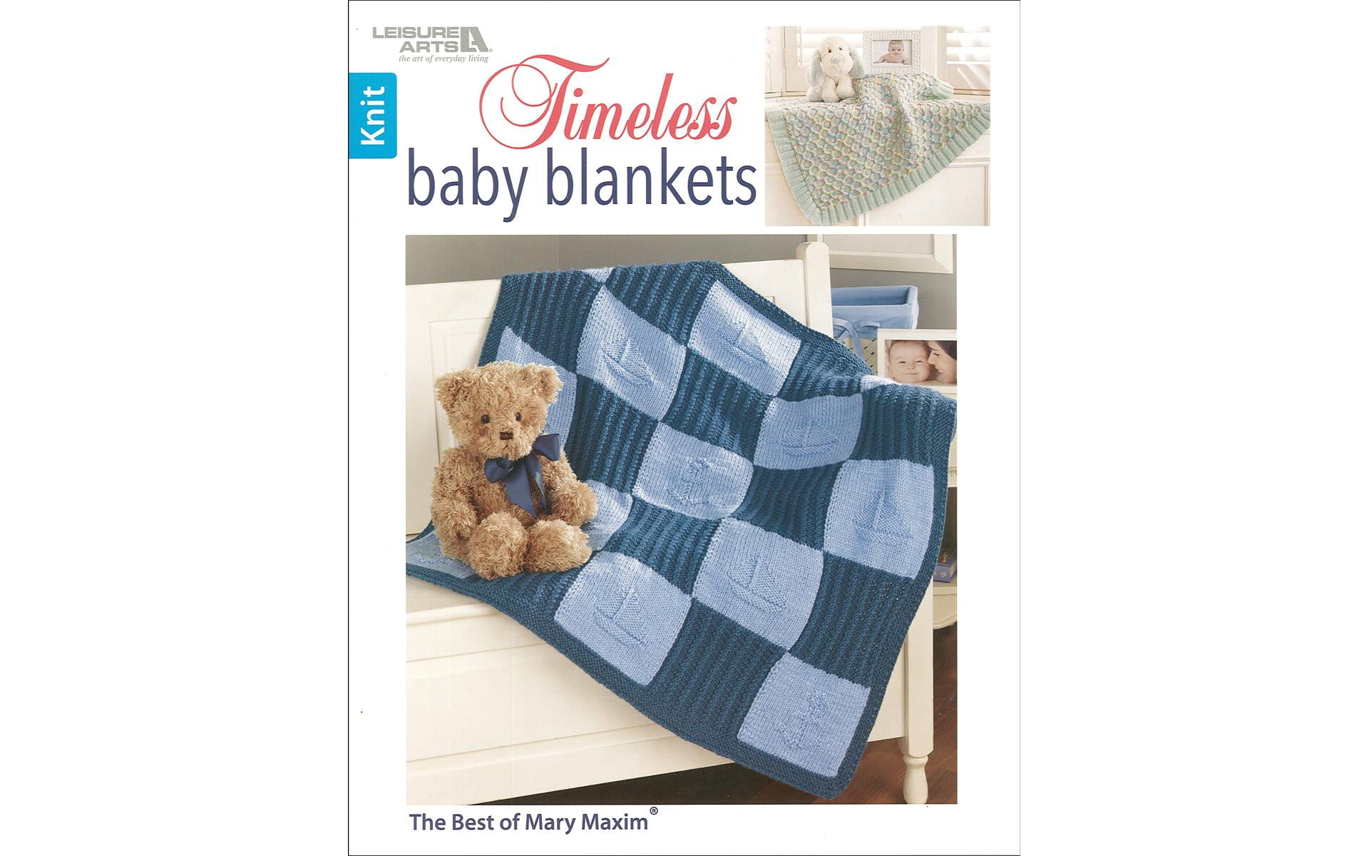 Leisure Arts Timeless Baby Blankets Book - Knit Baby Afghans from Mary ...