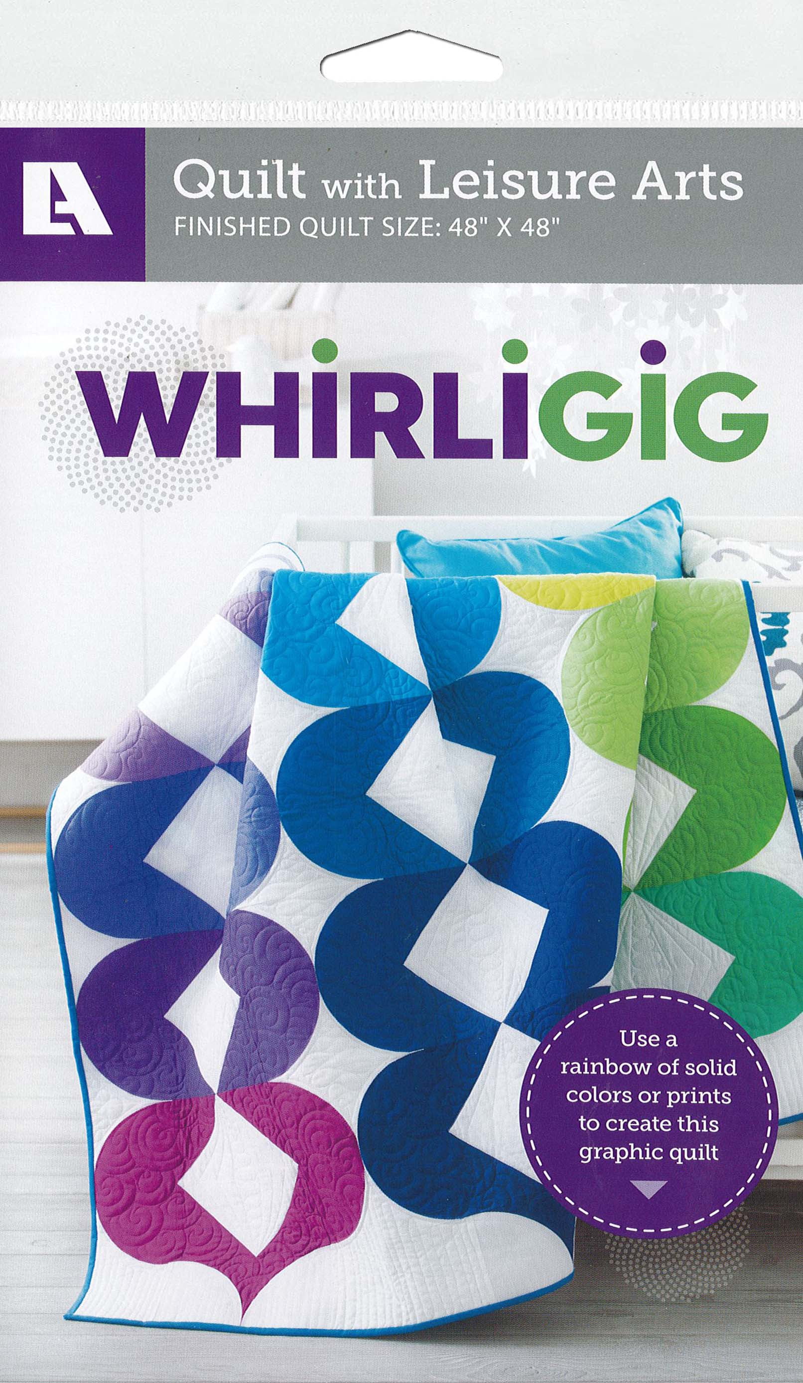 Leisure Arts Whirligig Quilt Quilting Pattern - Walmart.com