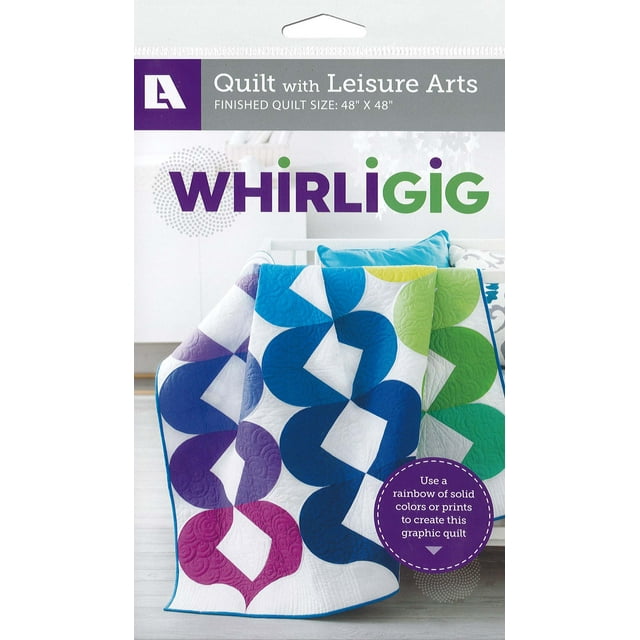Leisure Arts Whirligig Quilt Quilting Pattern - Walmart.com