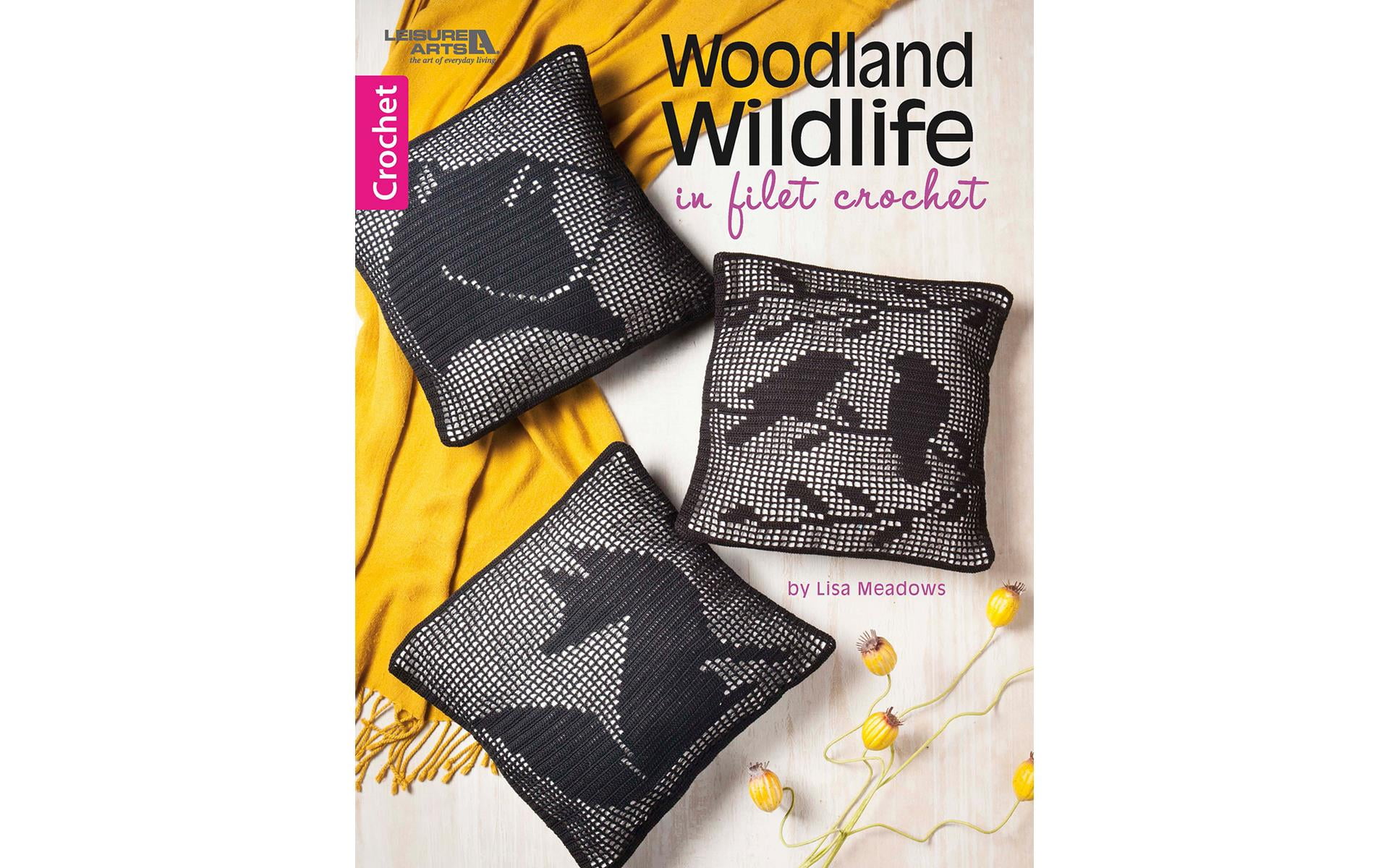 Leisure Arts Woodland Wildlife In Filet Crochet Book, Crochet Book ...