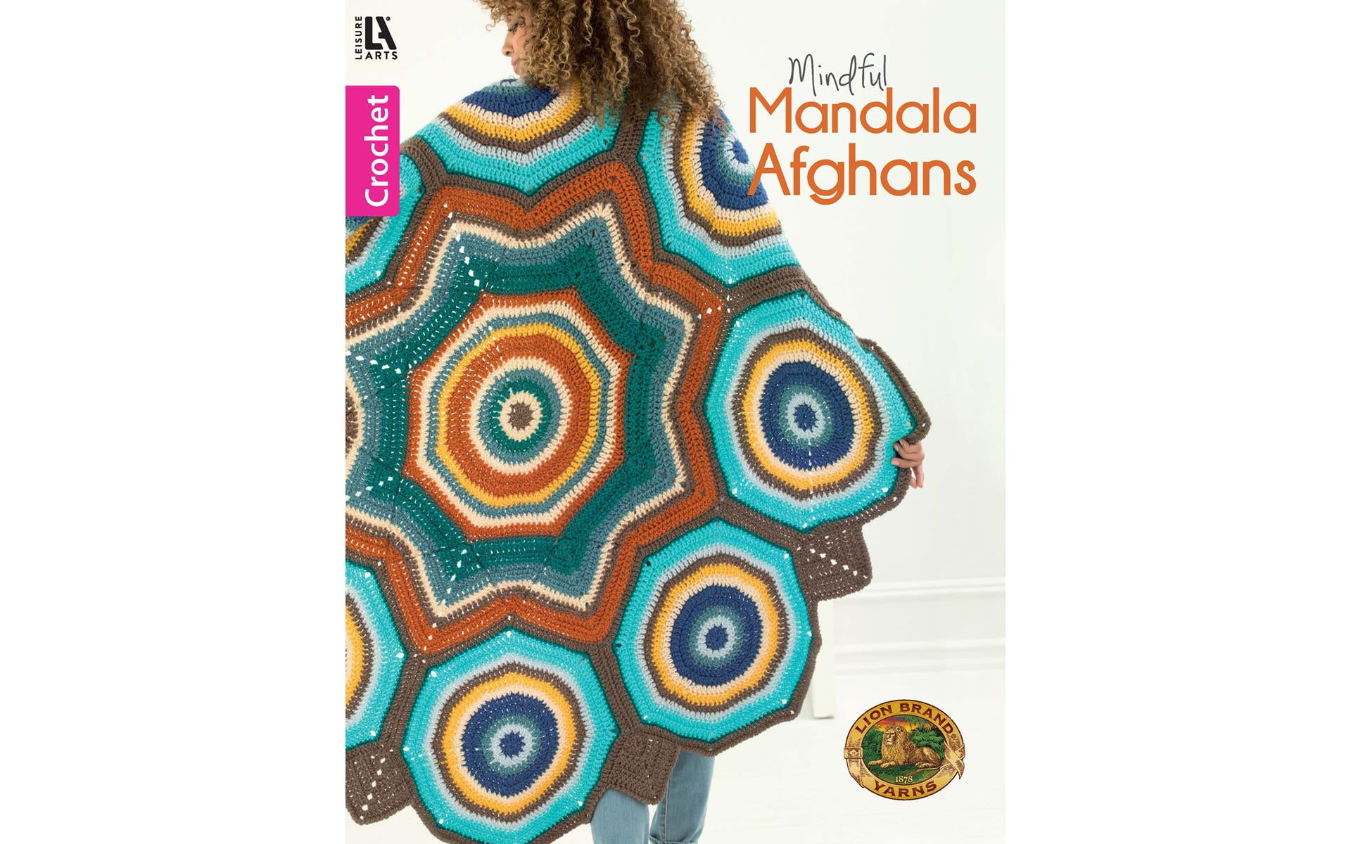 Leisure Arts Mindful Mandala Afghans Crochet Book – Mandala-Inspired ...