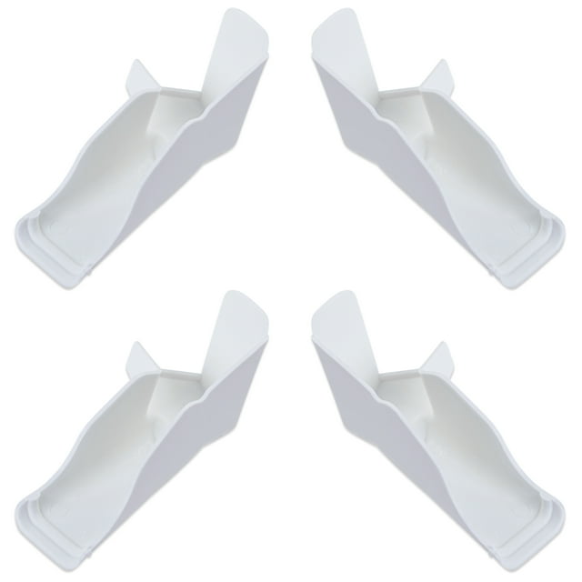 Leisure Coachworks 4 Pack White RV Rain Gutter Spout Extensions 3 1/2 ...