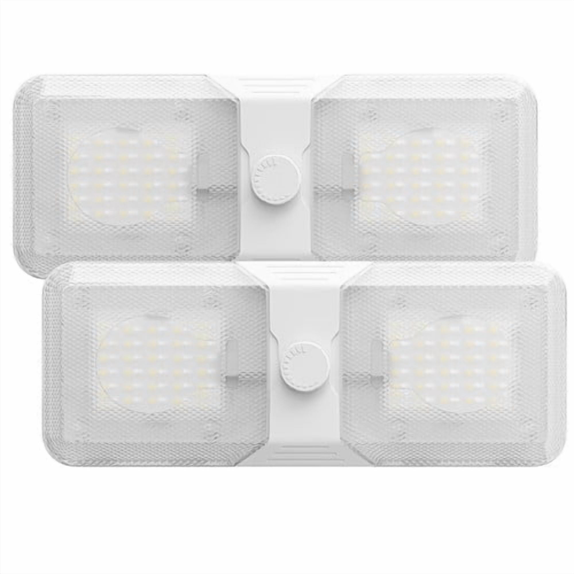 Leisure LED RV LED Ceiling Double Dome Light Fixture with Knob Dimmer ...