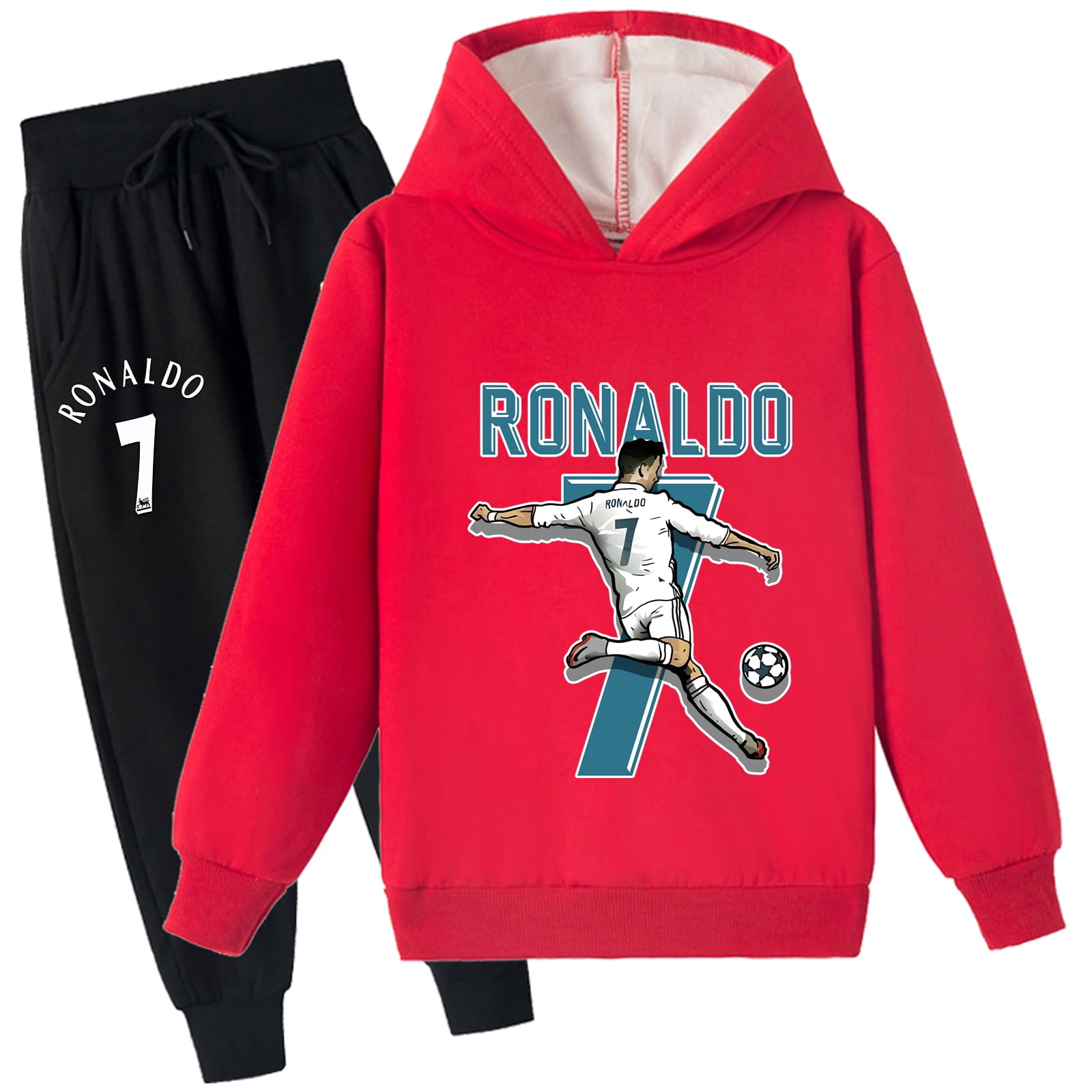 Leisure Outfit Set Cristiano Ronaldo Fleece Brushed & Pants suits ...