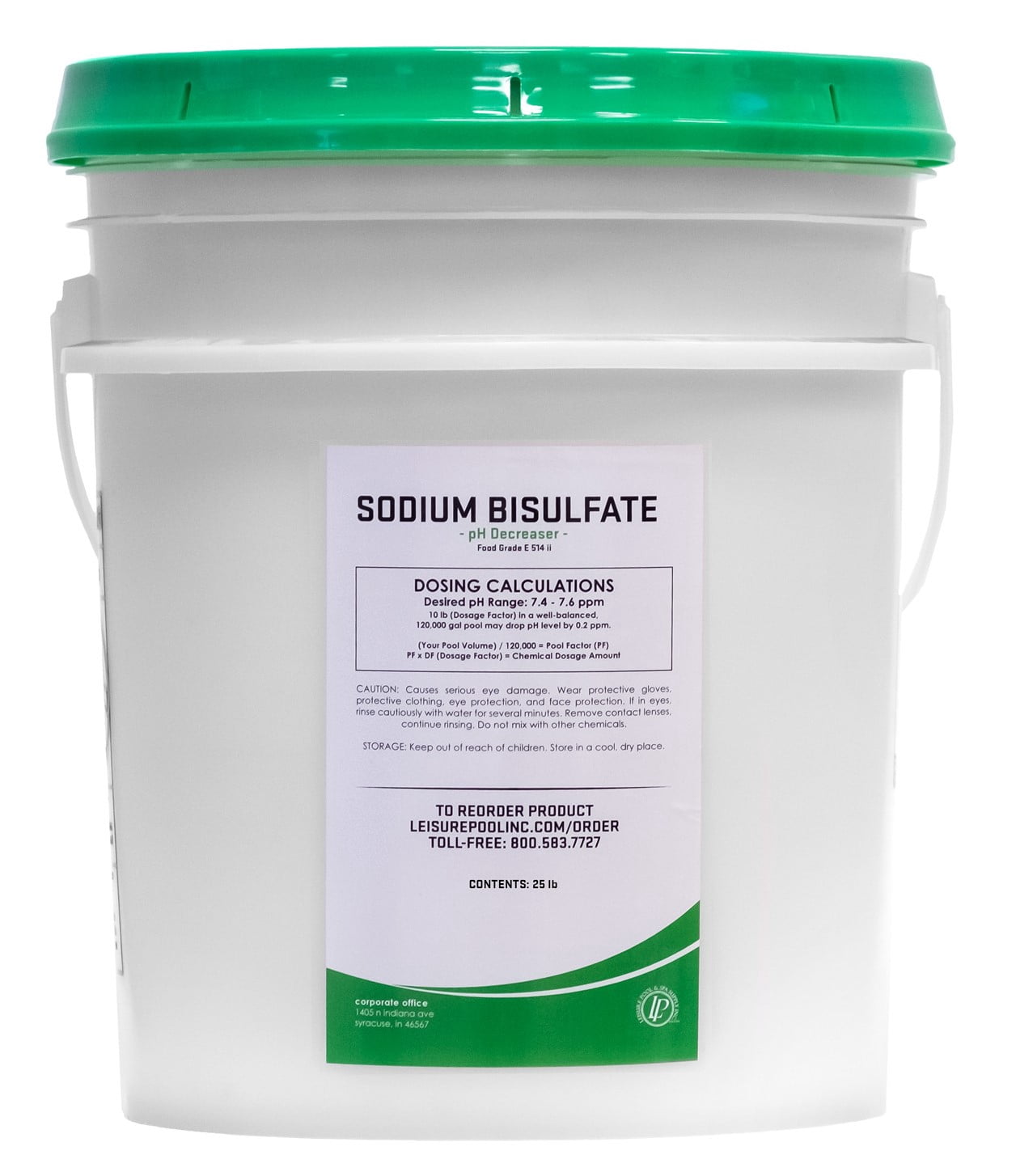 Leisure Pool pH Decreaser (Sodium Bisulfate) - 25 lb. Pail - Walmart.com