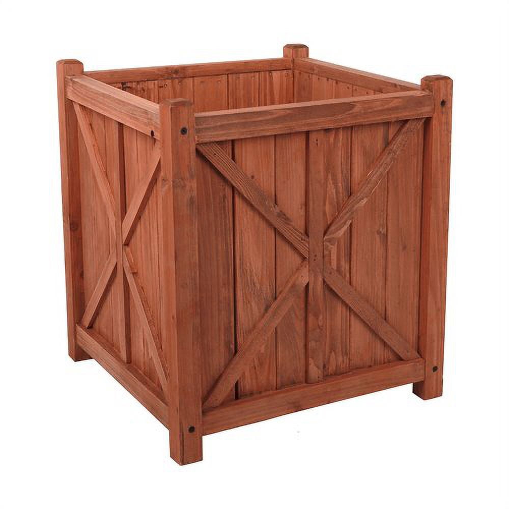 Leisure Season Decorative Planters Cypress Planter Box - Walmart.com