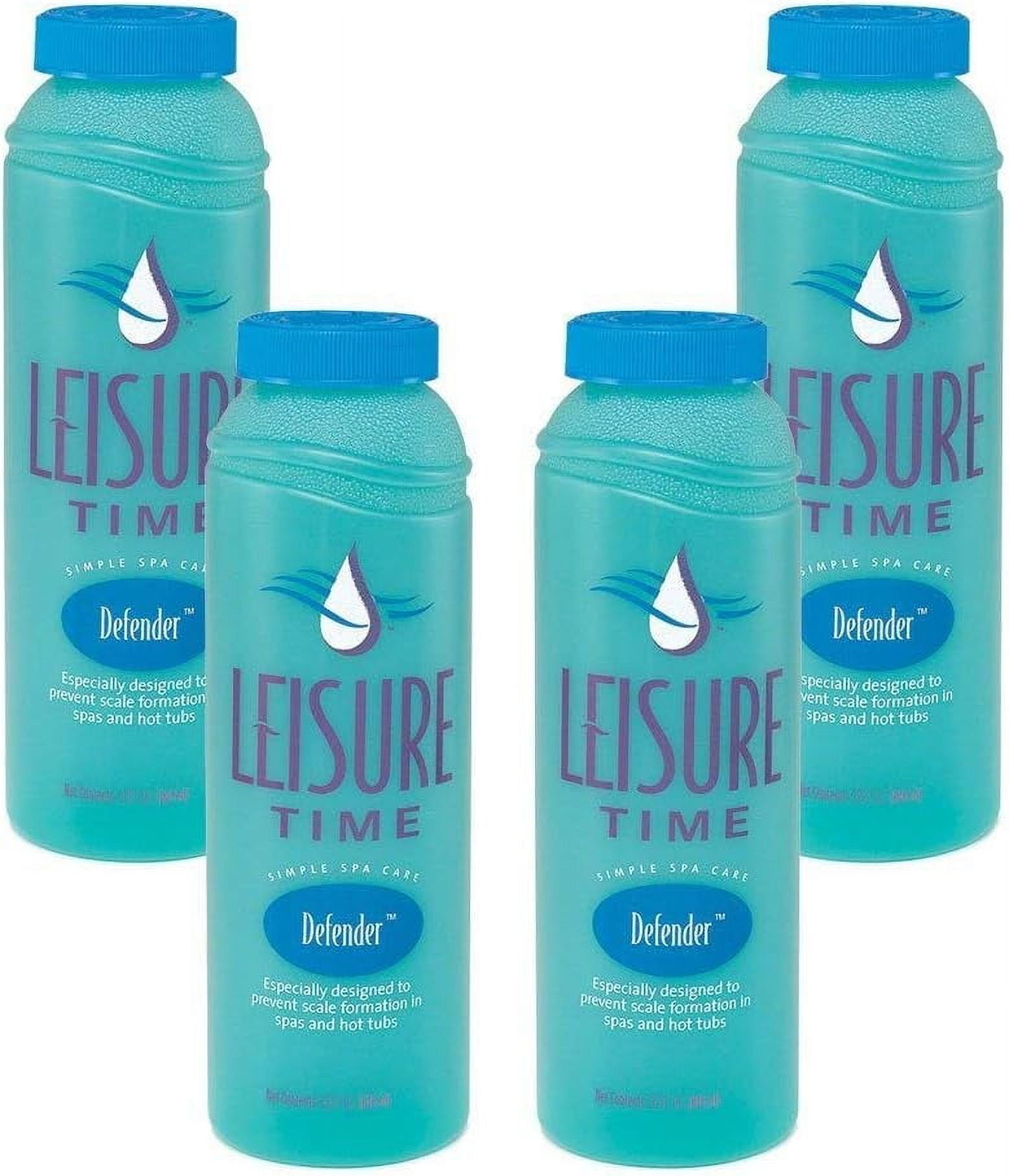 Leisure Time B-04 Defender for Spas and Hot Tubs, 1-Quart, 4-Pack ...