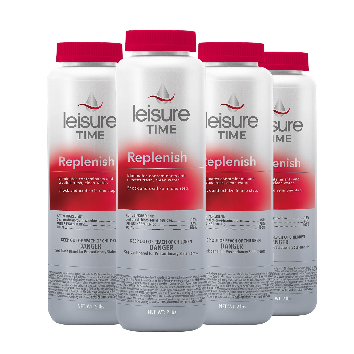 Leisure Time Replenish Spa Hot Tub Shock Oxidizer Buffer & Clarifier ...