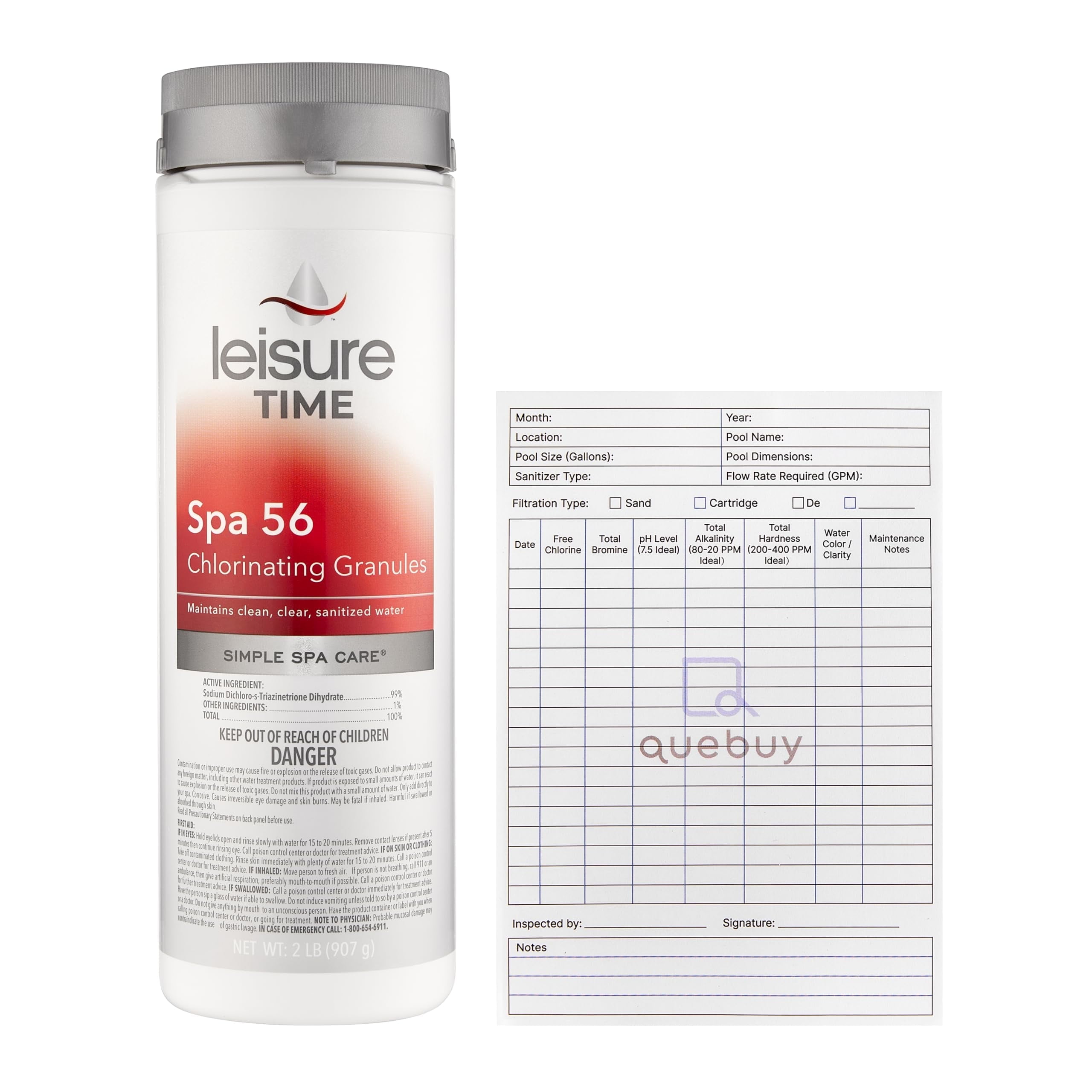 Leisure Time Spa 56 Chlorinating Granules 22337A for Hot Tubs & Spas ...