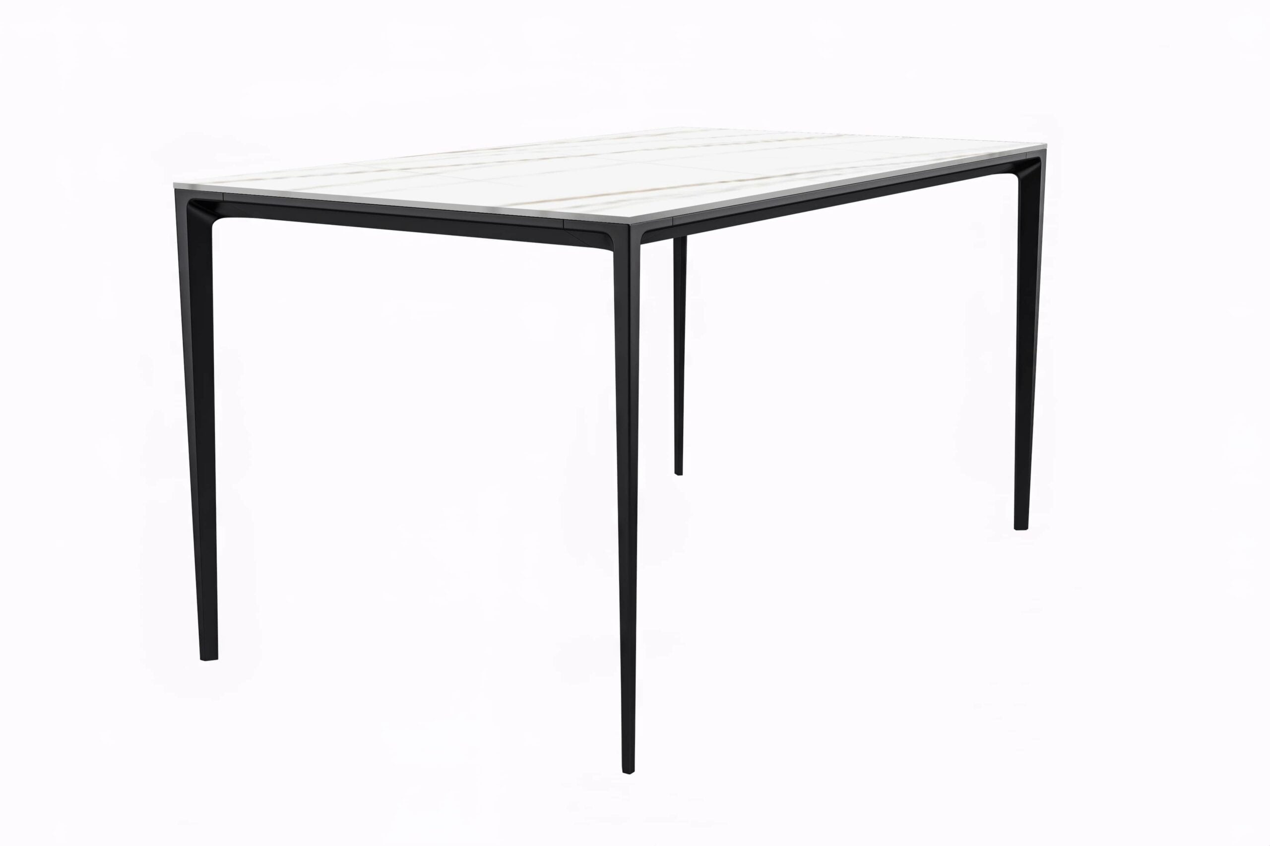 LeisureMod Avo 55" Dining Table, Mid-Century Modern Rectangular Table ...
