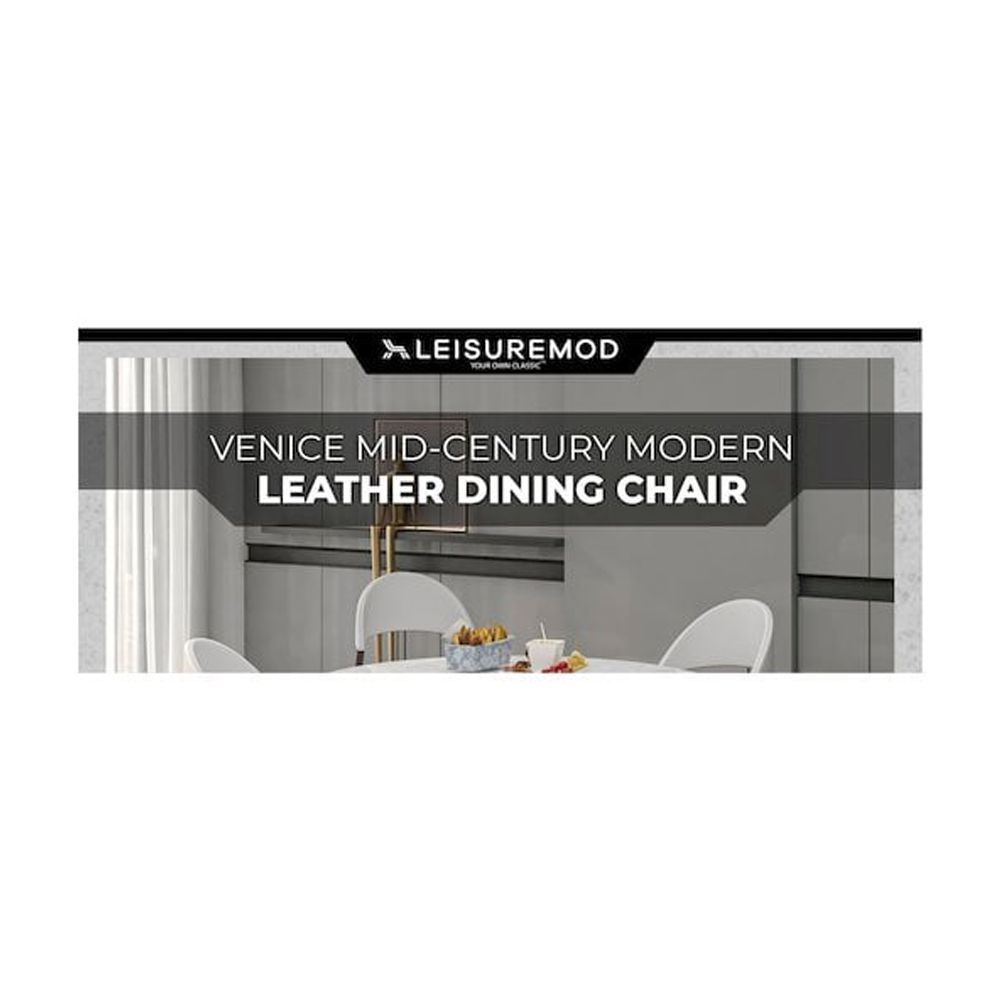 LeisureMod Dining Chair Stackable Curved Back and Waterfall Edge Seat ...