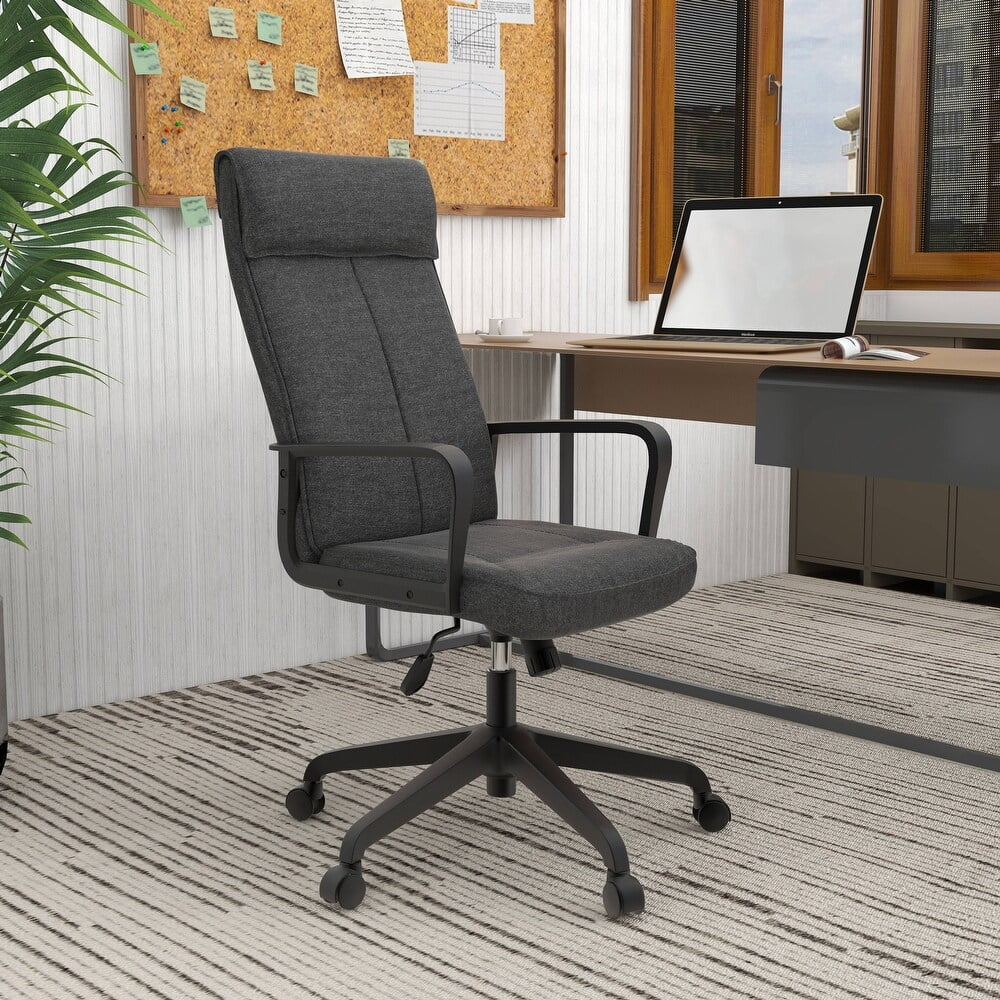 LeisureMod Aiaria Ergonomic Office Chair High-Back Adjustable Height ...