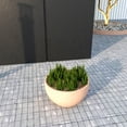 Grove Mid-Century Planter - Round garden pots for nurseries - Walmart ...